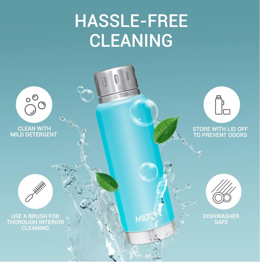 Elfin 300 Thermosteel Water Bottle 300 ml, 24 Hr Hot and Cold I Leak ...